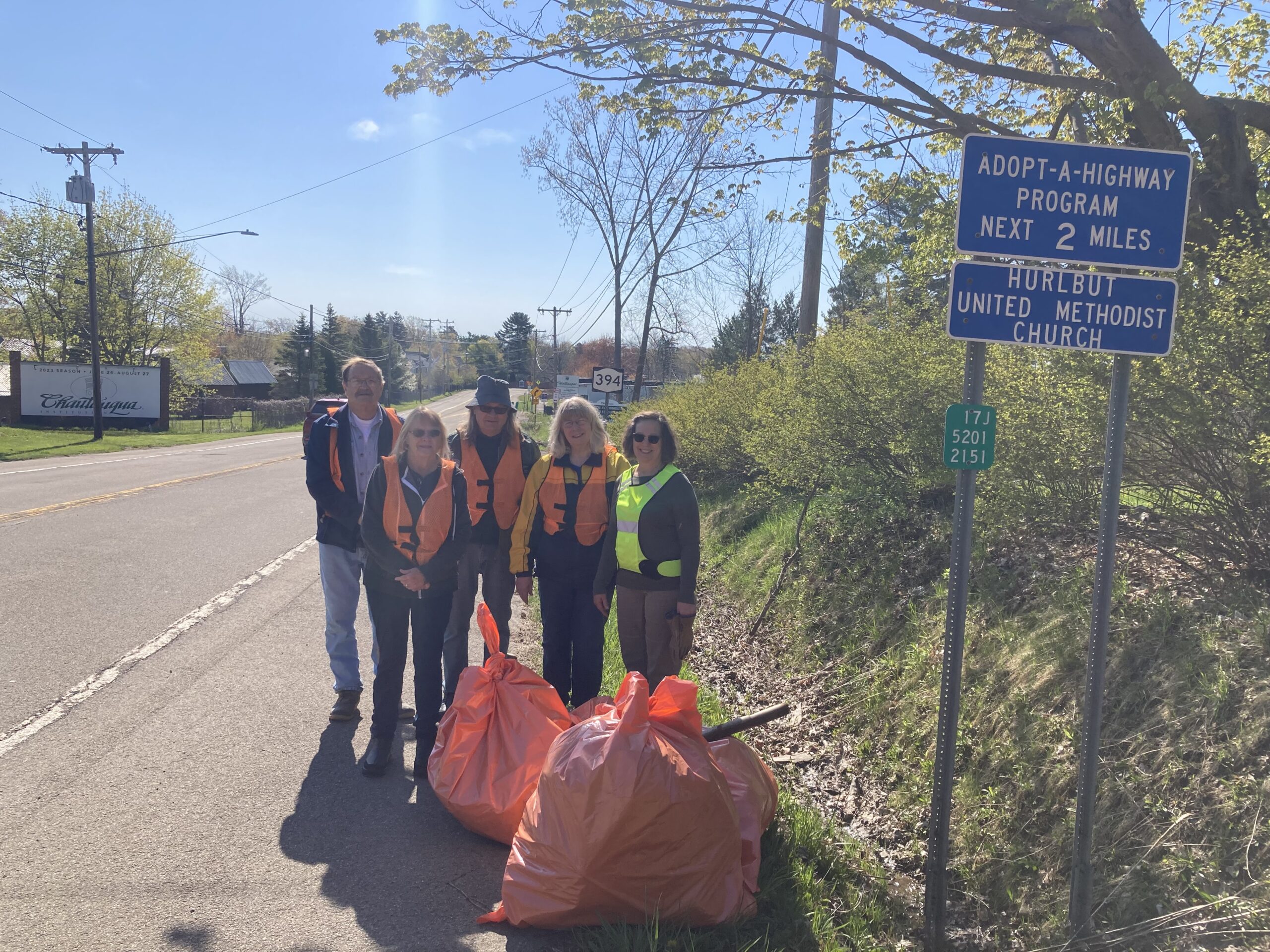Hurlbut Methodist Church Members Participates In Adopt-A-Highway ...